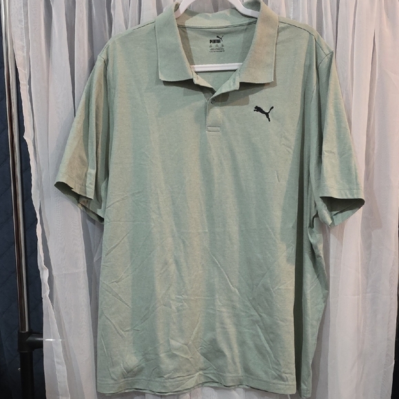 Puma | Shirts | Puma Mens Mint Polo Shirt | Poshmark